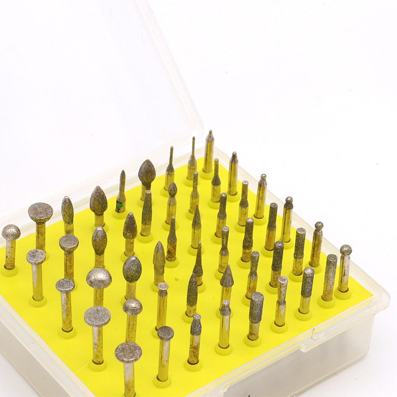 Mata Tuner Intan SET 50 PCS Diamond Mounted Bor Grafir / Mata gerinda ...