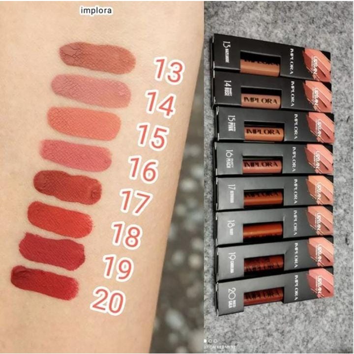 URBAN LIP CREAM MATTE - LIPSTICK IMPLORA - LIPSTIK IMPLORA TAHAN 24 JAM ...