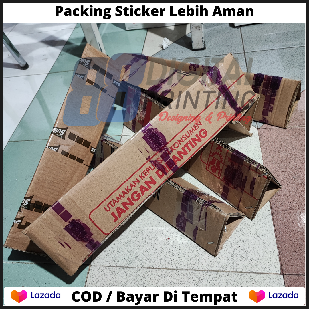 Packing Stiker Dus Segitiga Packing Aman | Lazada Indonesia