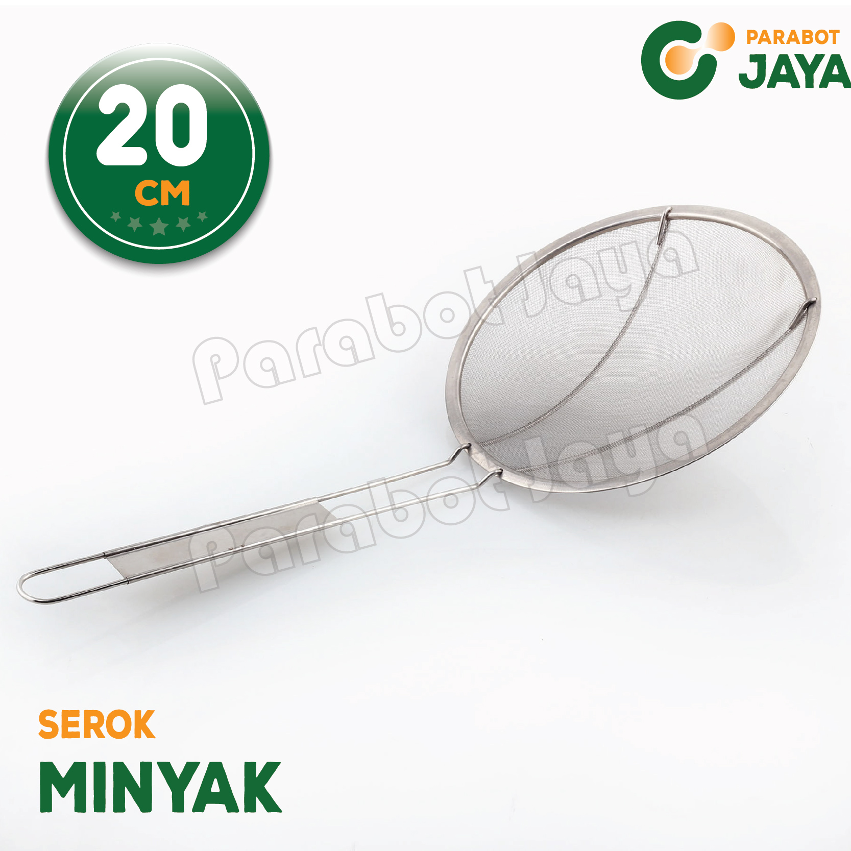 PARABOT JAYA - Serok Masak / Serok Saringan MINYAK 20 CM - Stainless ...