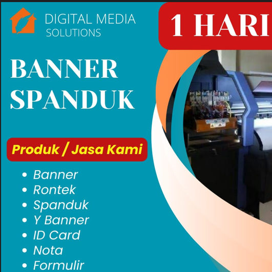 CETAK SPANDUK / BANNER / BACKDROP / BACKGROUND / RONTEK / BALIHO ...