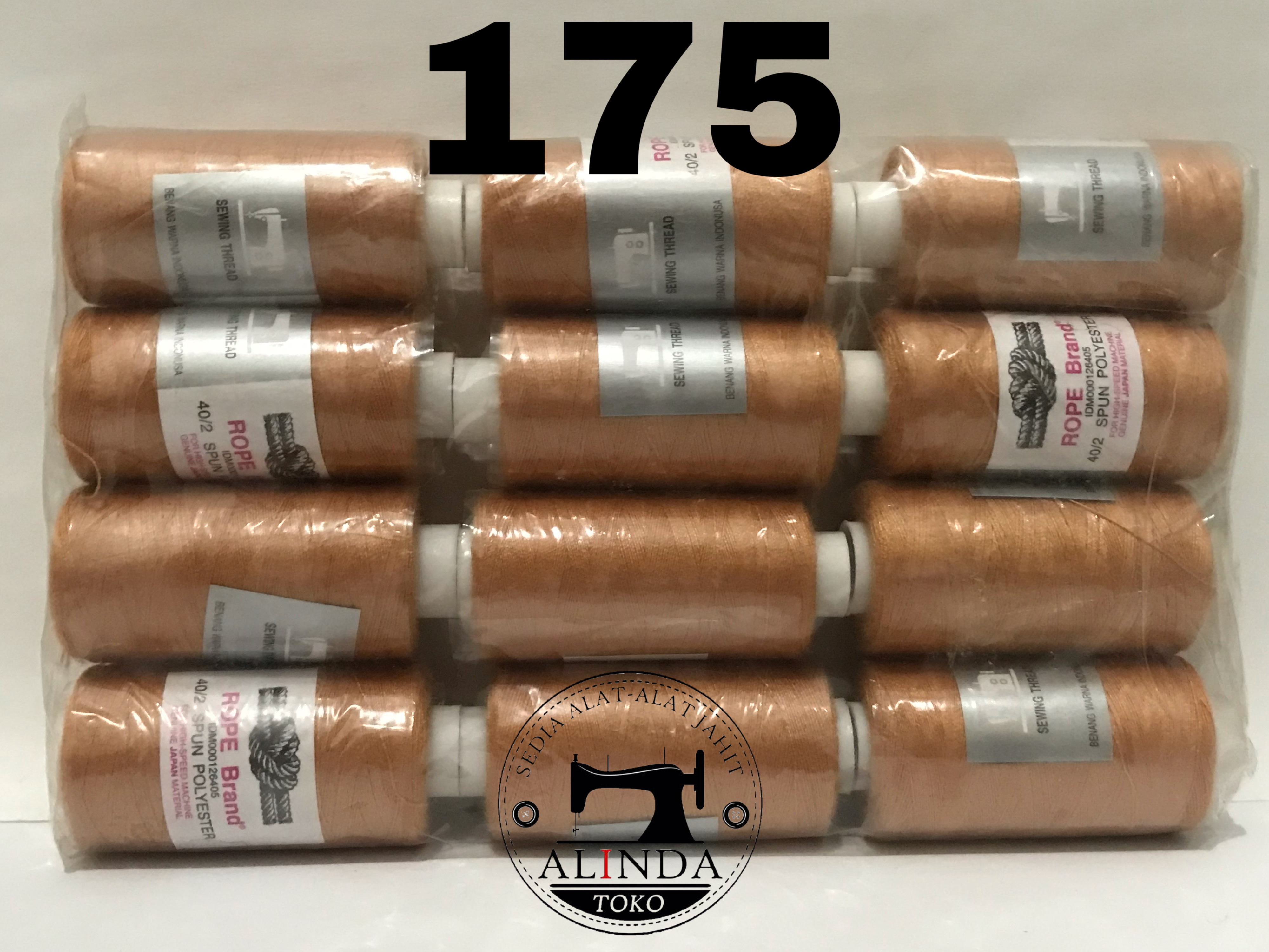 BENANG JAHIT ROPE BRAND 500 YARD - KODE WARNA 171-175 (1 PACK) | Lazada ...