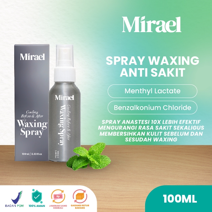 MIRAEL Cooling Before & After Waxing Spray [Spray Waxing Anti Sakit ...