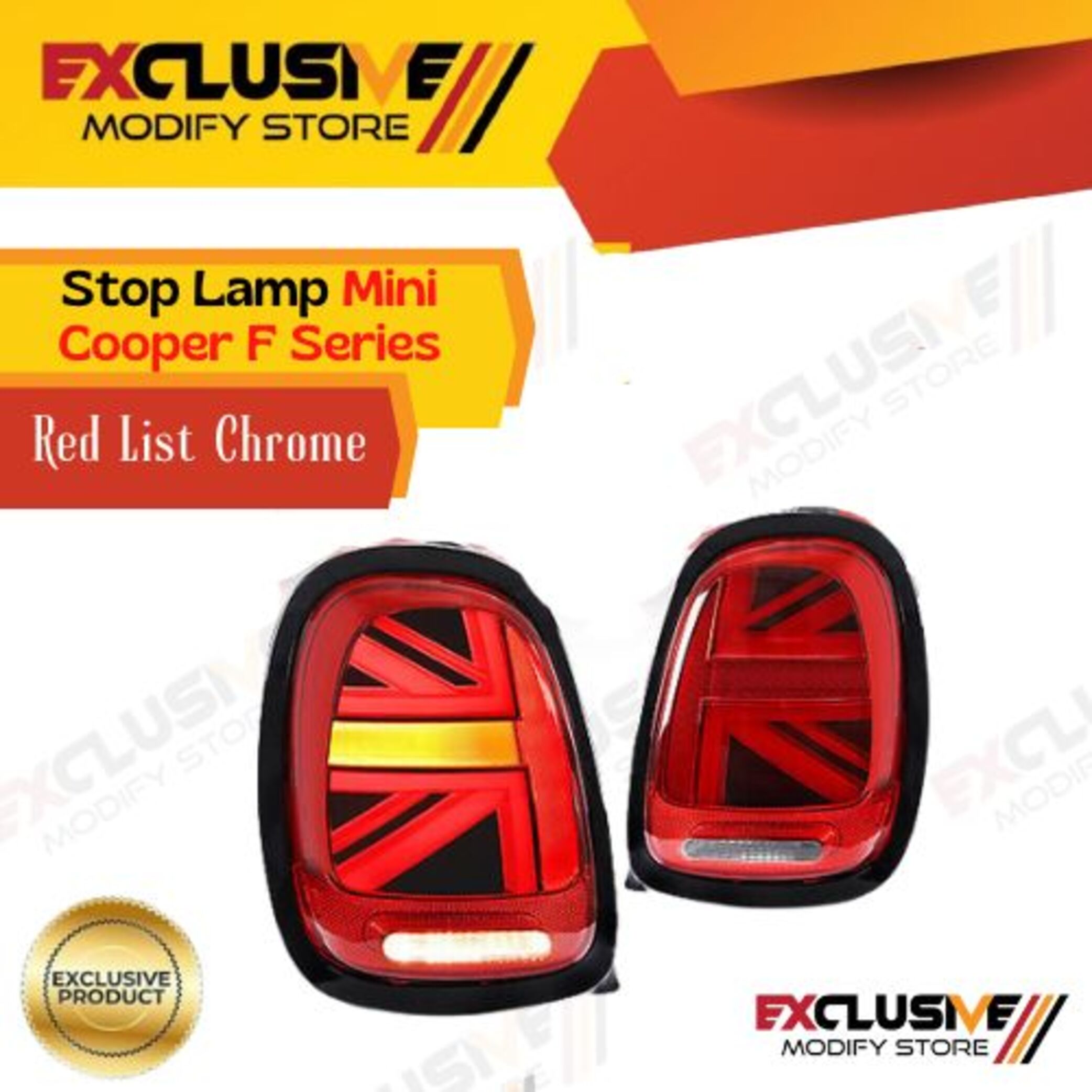 STOP LAMP / LAMPU BELAKANG UNION JACK MINI COOPER F SERIES F55 F56 F57 ...