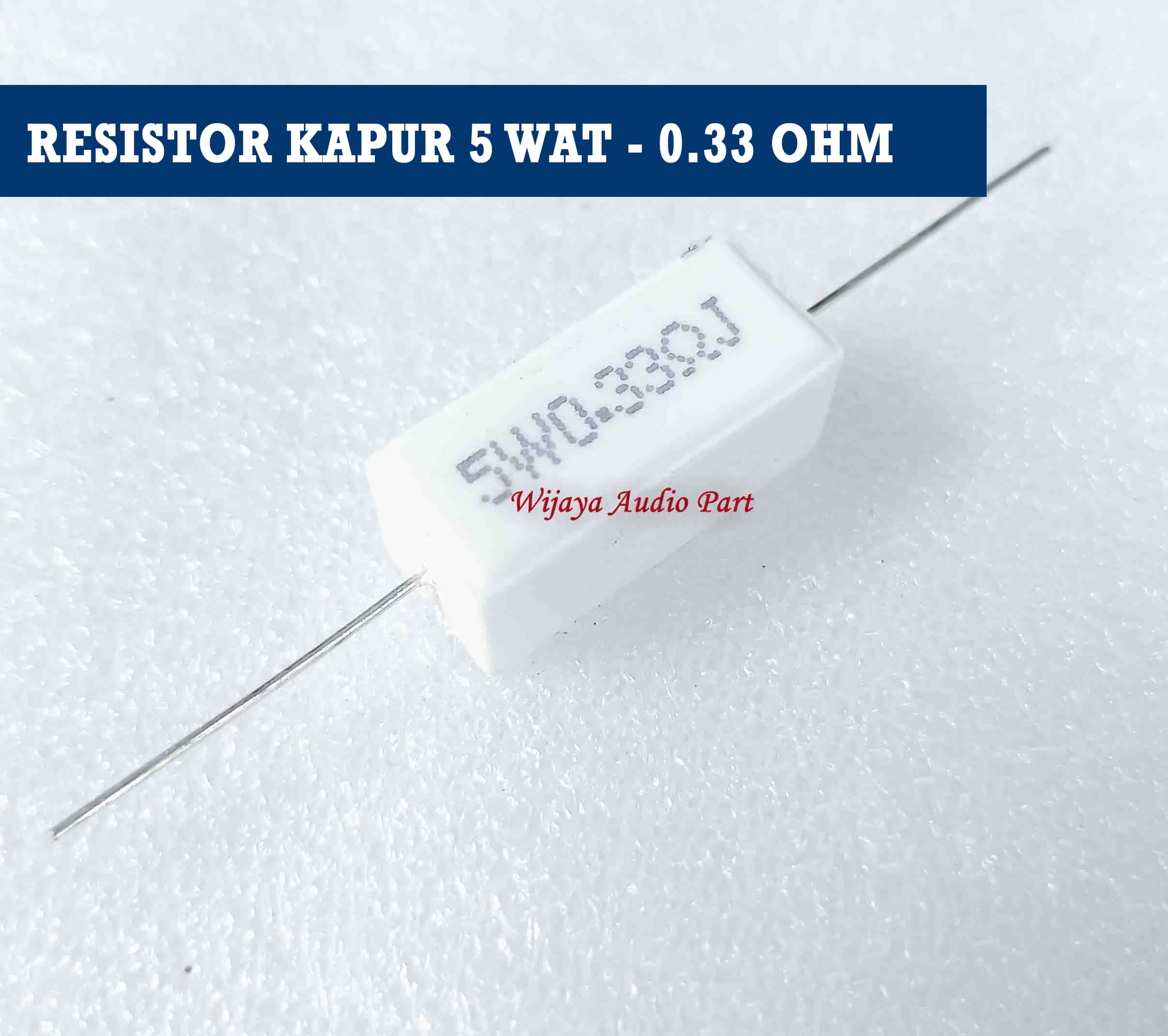RASISTOR RESISTOR KAPUR 5 WAT 0.33 OHM RESISTOR KAPUR 0.33 OHM 5 WATT | Lazada Indonesia