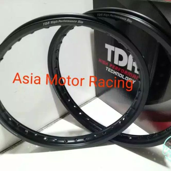 Velg TDR - Pelek TDR - VELG TDR W Shape Kotak Ring 17 140x140 hitam ...