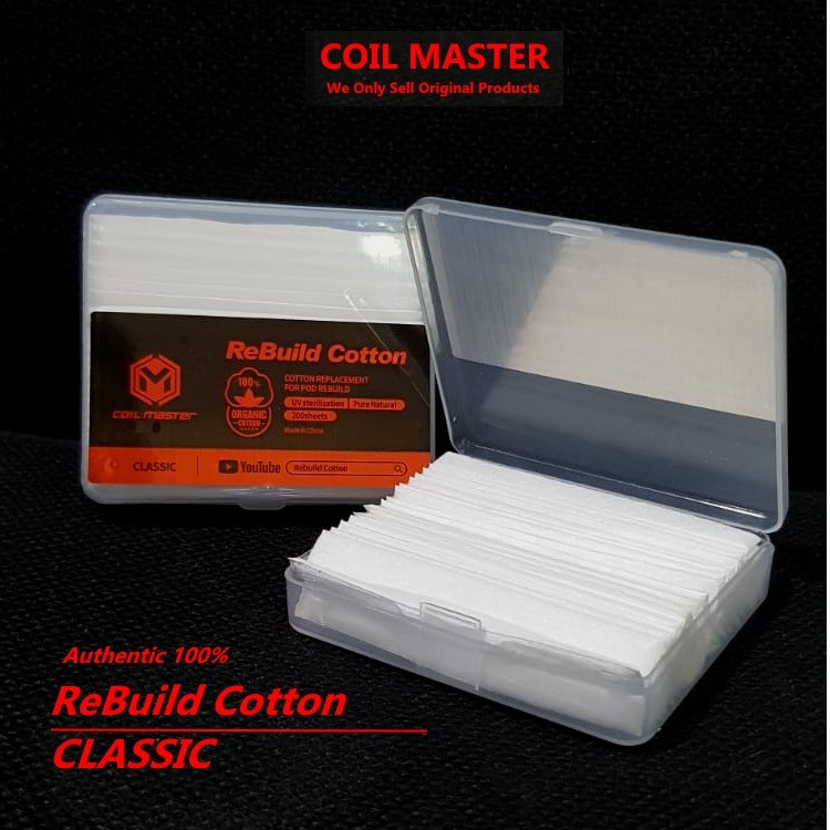 AUTHENTIC RBC CLASSIC - Coil Master Rebuild Cotton CLASSIC kapas rbk ...