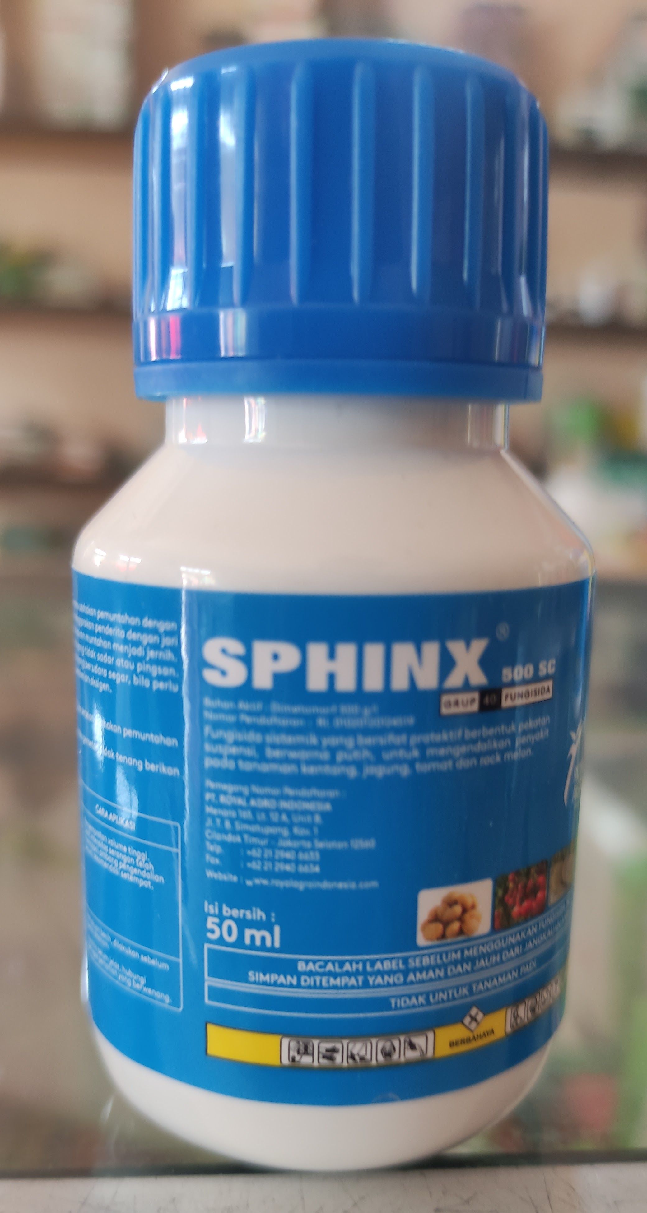 PENGENDALI PENYAKIT TANAMAN FUNGISIDA SISTEMIK SPHINX 500SC - 50 ML ...