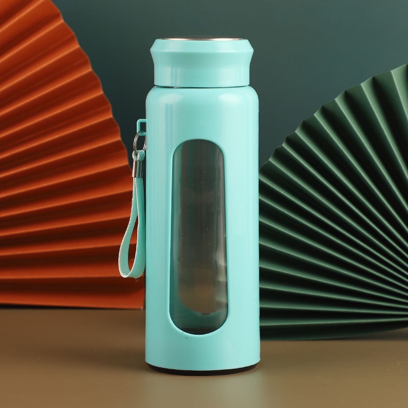 Botol Tumbler Transparan 400ML Botol Minum Kaca Kemasan Dus | Lazada ...