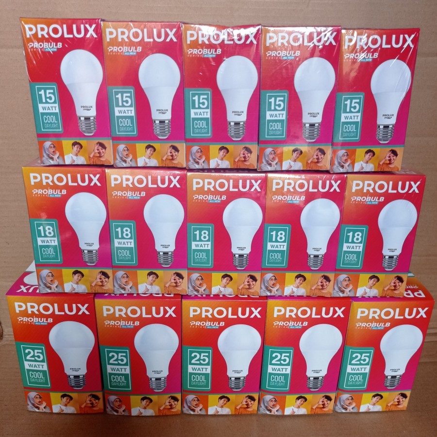 Lampu LED PROLUX Bohlam LED PROLUX PAKET 10PCS 5W 7W 10W 15W 18W | Lazada Indonesia