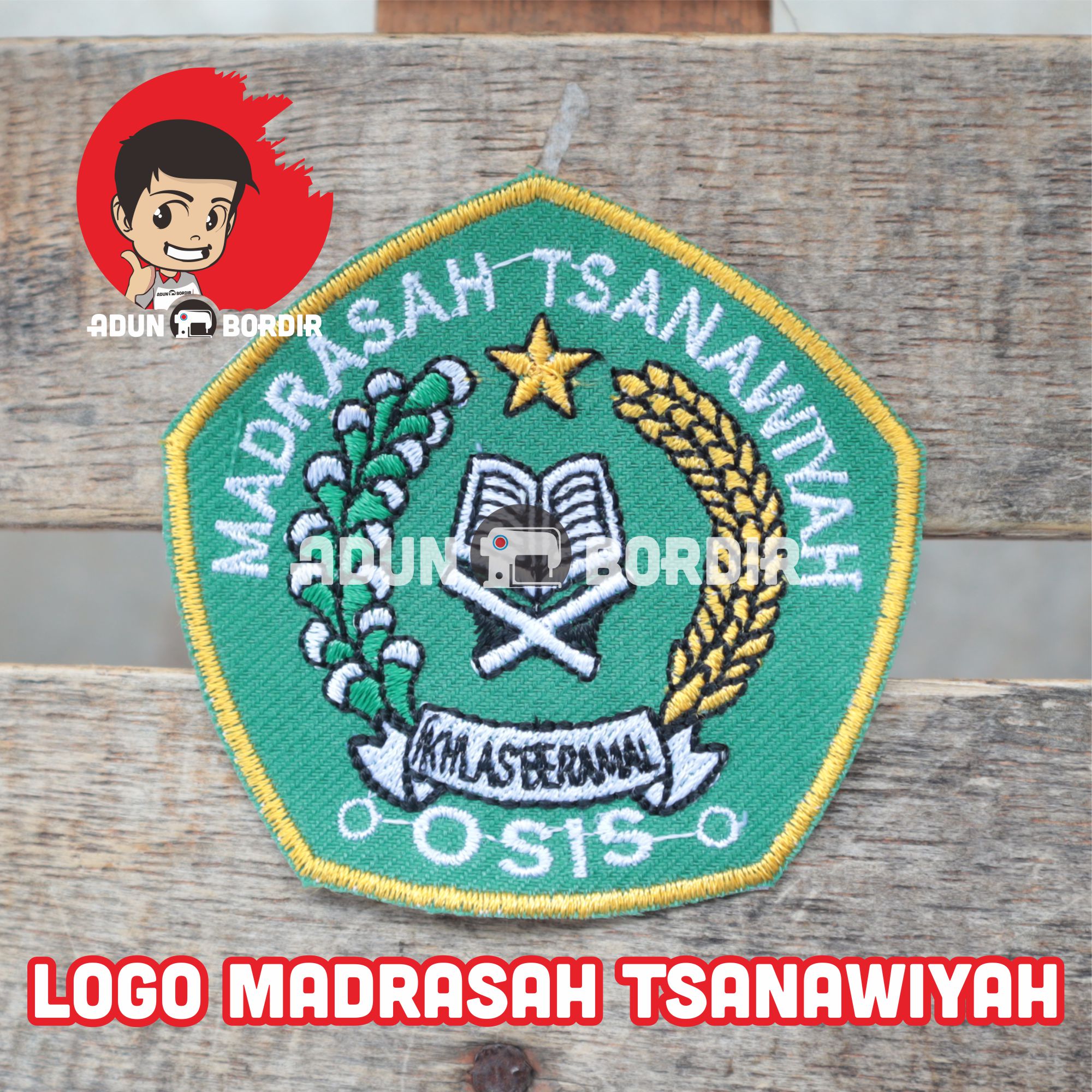 LOGO BORDIR OSIS MADRASAH ALIYAH | TSANAWIYAH DAN IBTIDAIYAH | Lazada ...