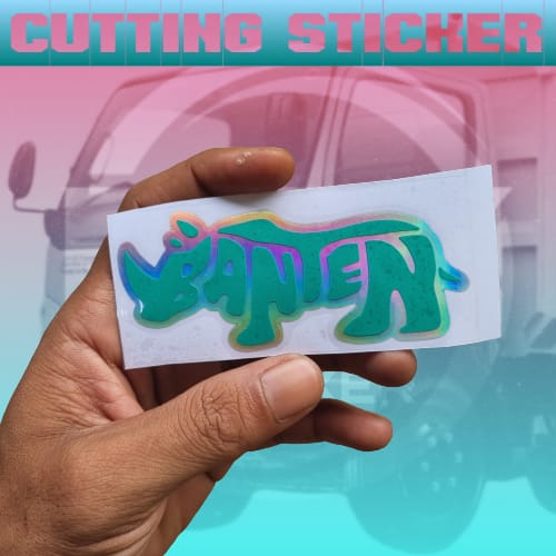CUTTING STICKER LOGO BADAK BANTEN , STIKER VARIASI MOTOR KACA MOBIL ...