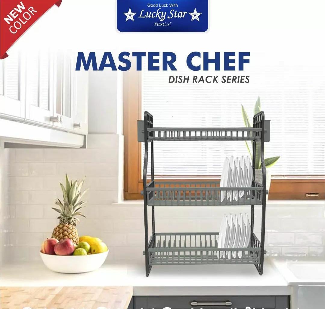 RAK PIRING MASTER CHEF SS-3 (ABU-ABU) 3345.SS3-A | Lazada Indonesia