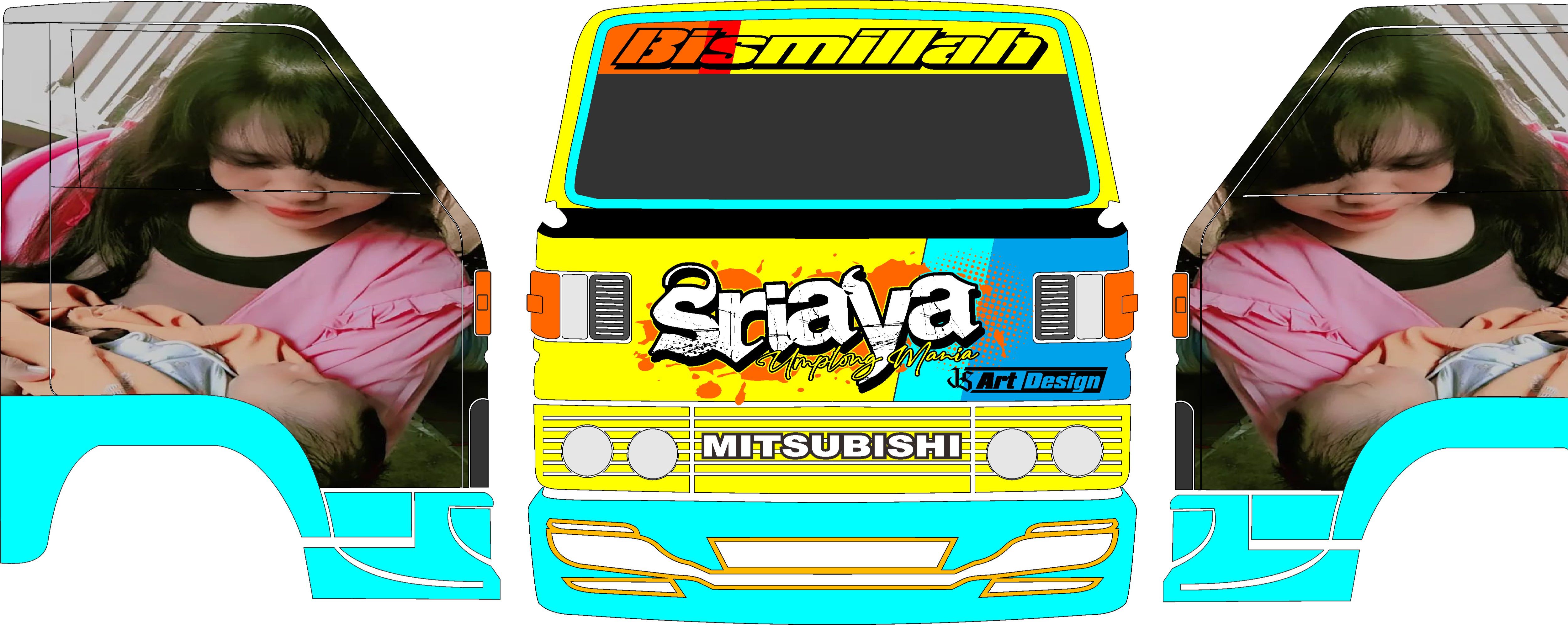 Sticker decal full kabin truck umplong bisa request gambarr | Lazada ...