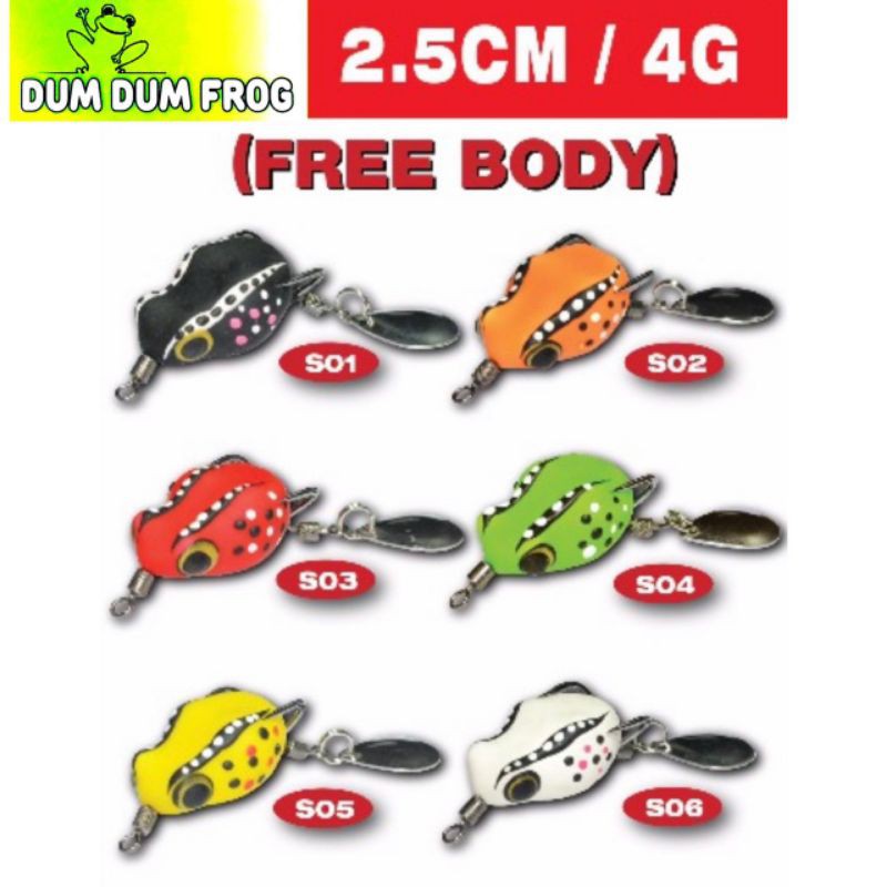 Dum Dum frog kimcil frog | Lazada Indonesia