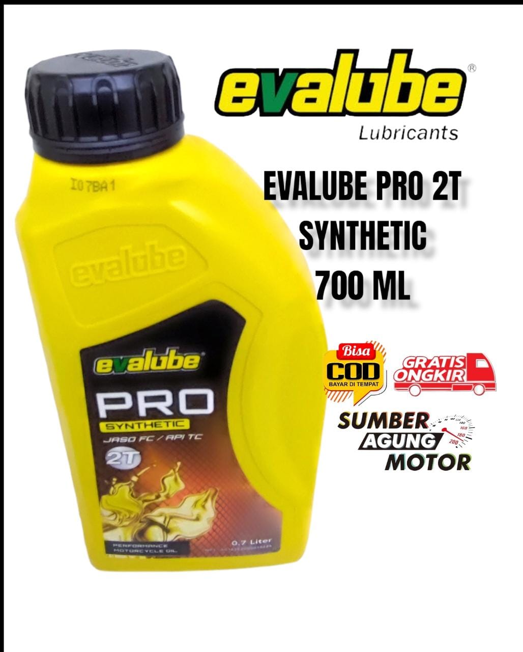 OLI OLIE 2T EVALUBE PRO SYNTHETIC JASO FC/API FC 700ML | Lazada Indonesia