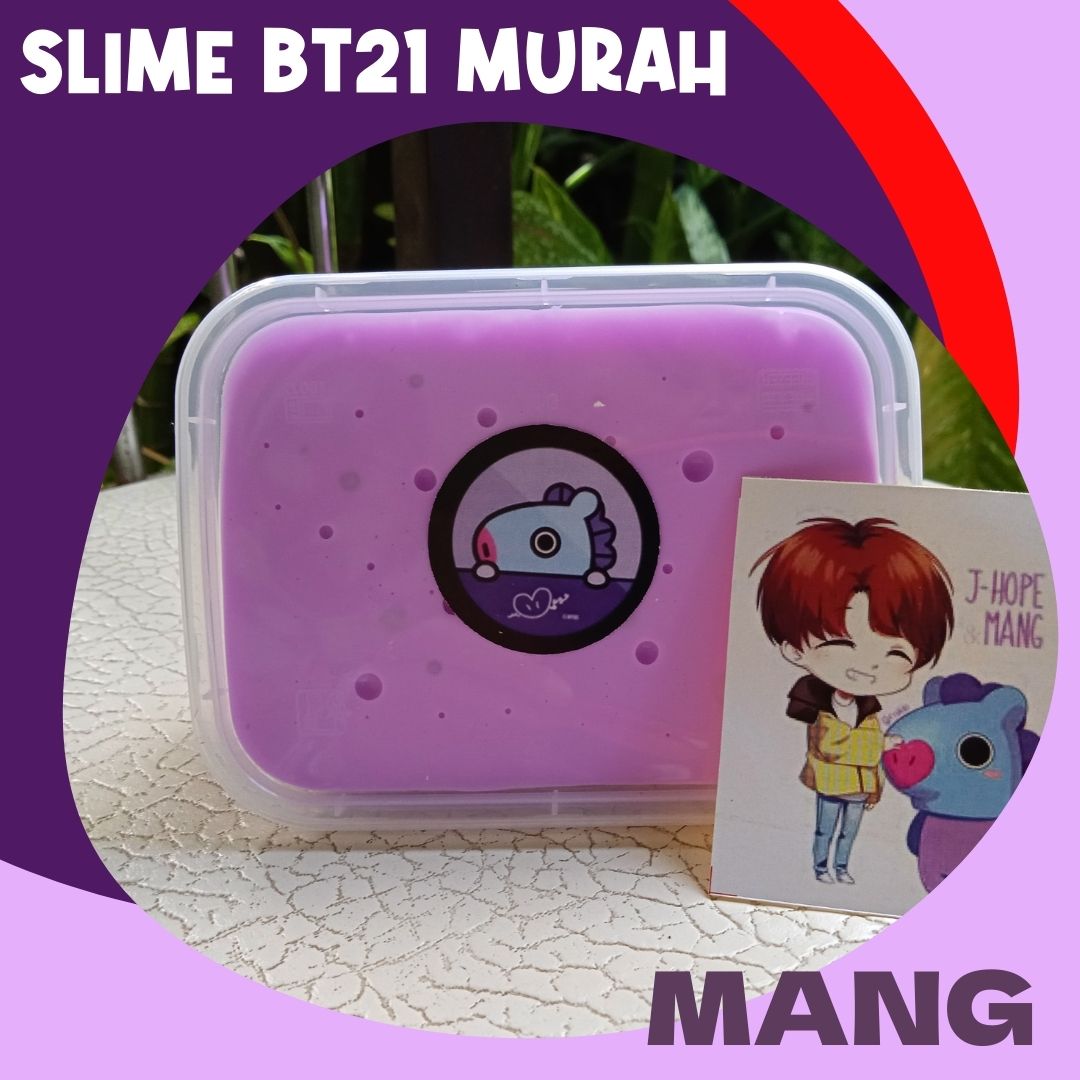 Slime Murahh - Selem BTS - Slime BT21 - MANG - Free Sticker BT21 ...