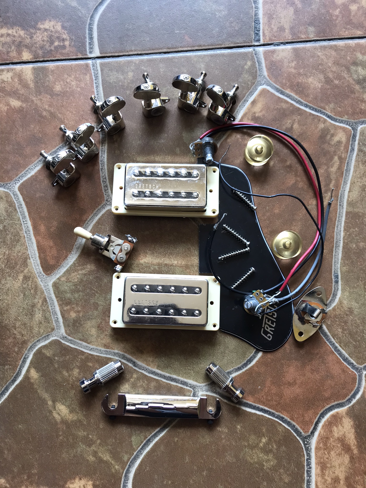 Original Hardware Electronic Gitar Gretsch G2210 STREAMLINER JUNIOR JET ...