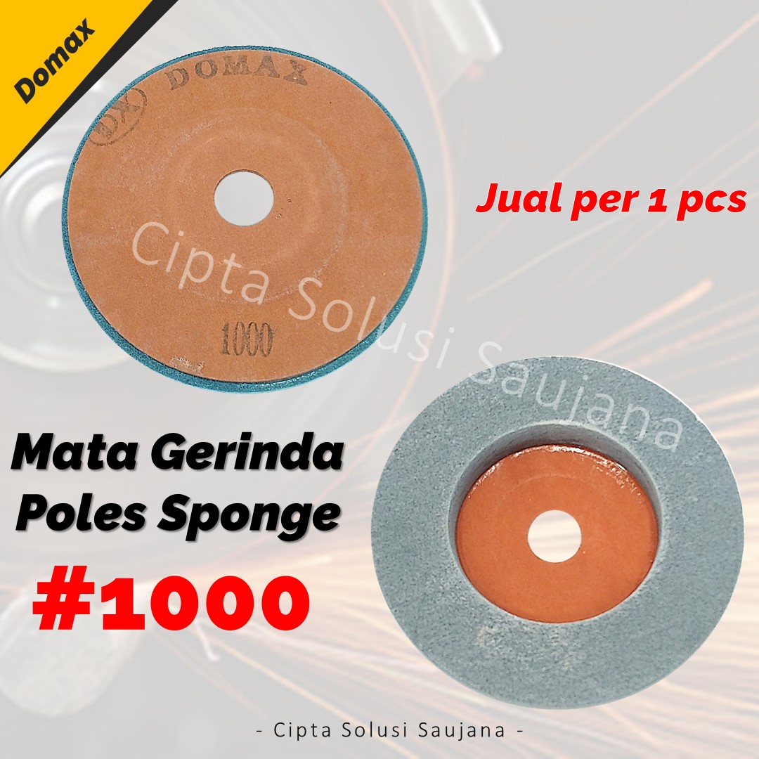 AMPLAS POLES GOSOK SPON SPONGE DOMAX GRIT 1000 SPONGI MATA GERINDA BUSA ...