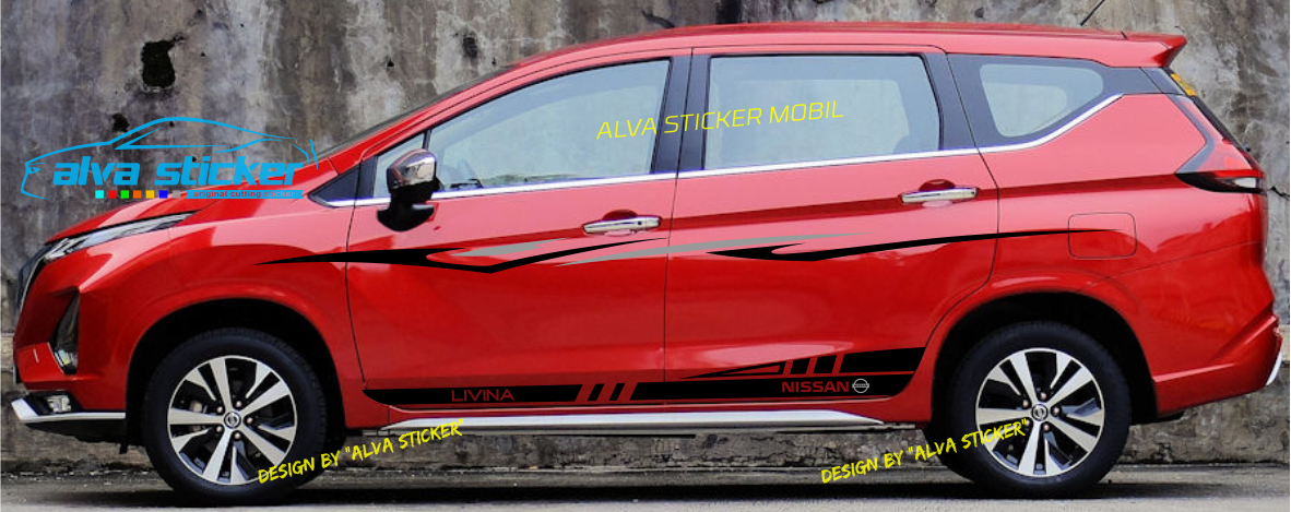 stiker livina all new list cutting full body mobil nissan all new ...