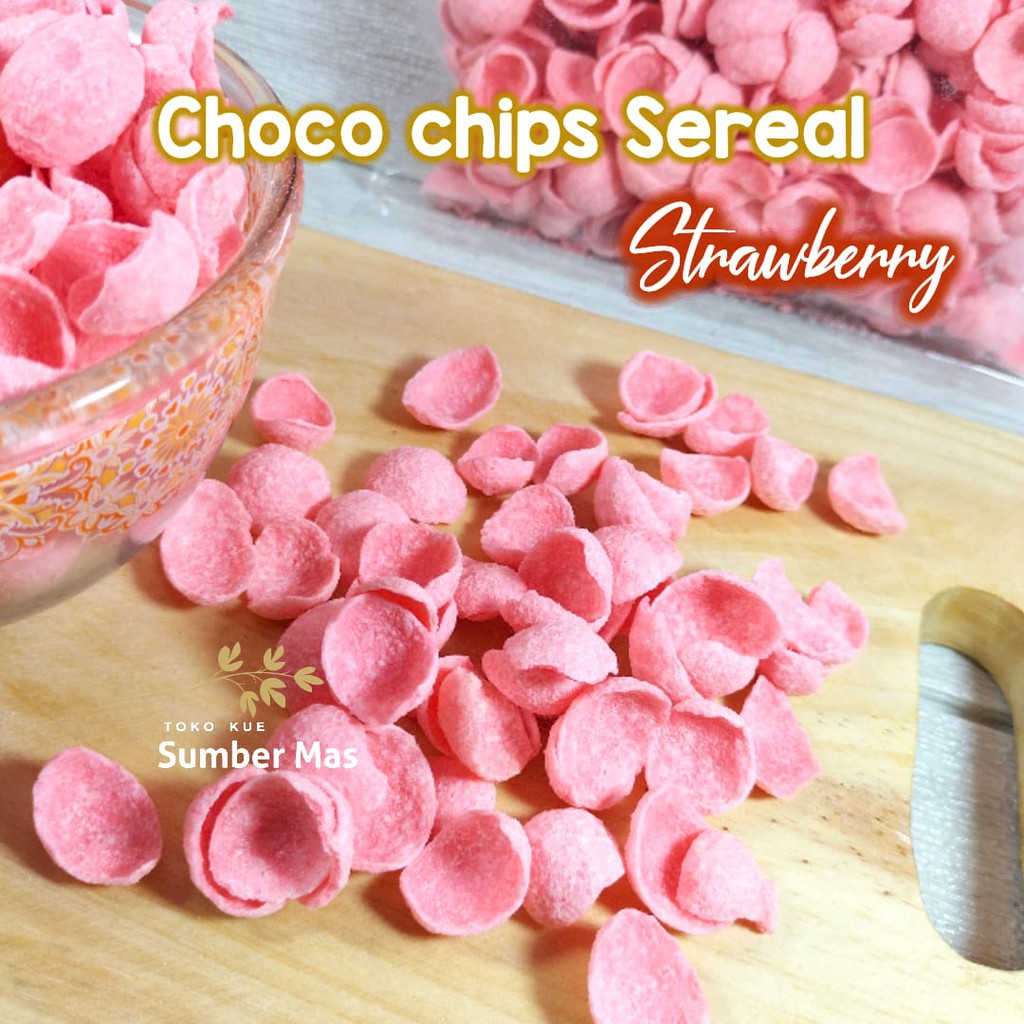 COCO CRUNCH 500 GR / CHOCO CHIPS / RASA STRAWBERRIES / RASA STROBERI ...