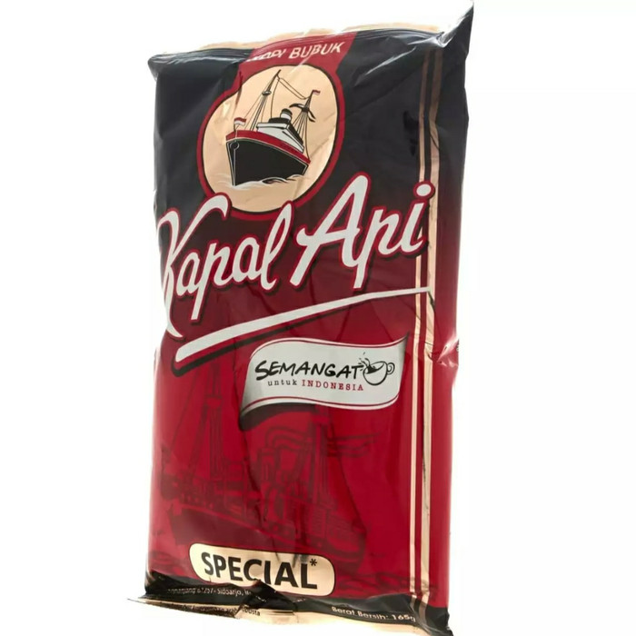 Kopi Kapal Api 165 gram Kopi Bubuk Hitam | Lazada Indonesia