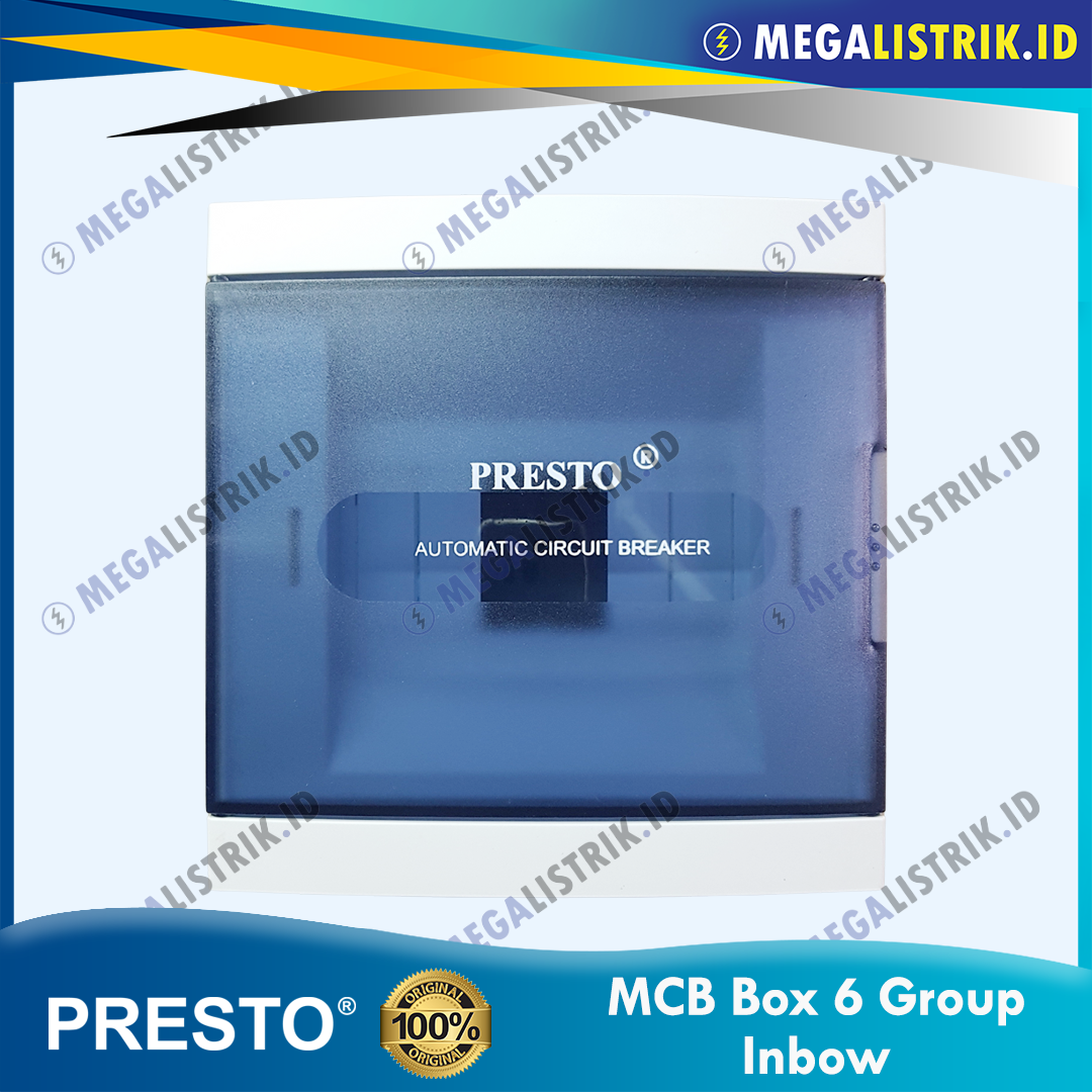 PRESTO FUSE BOX MCB 6 GROUP INBOW / HELES PRESTO RUMAH MCB LISTRIK ISI ...