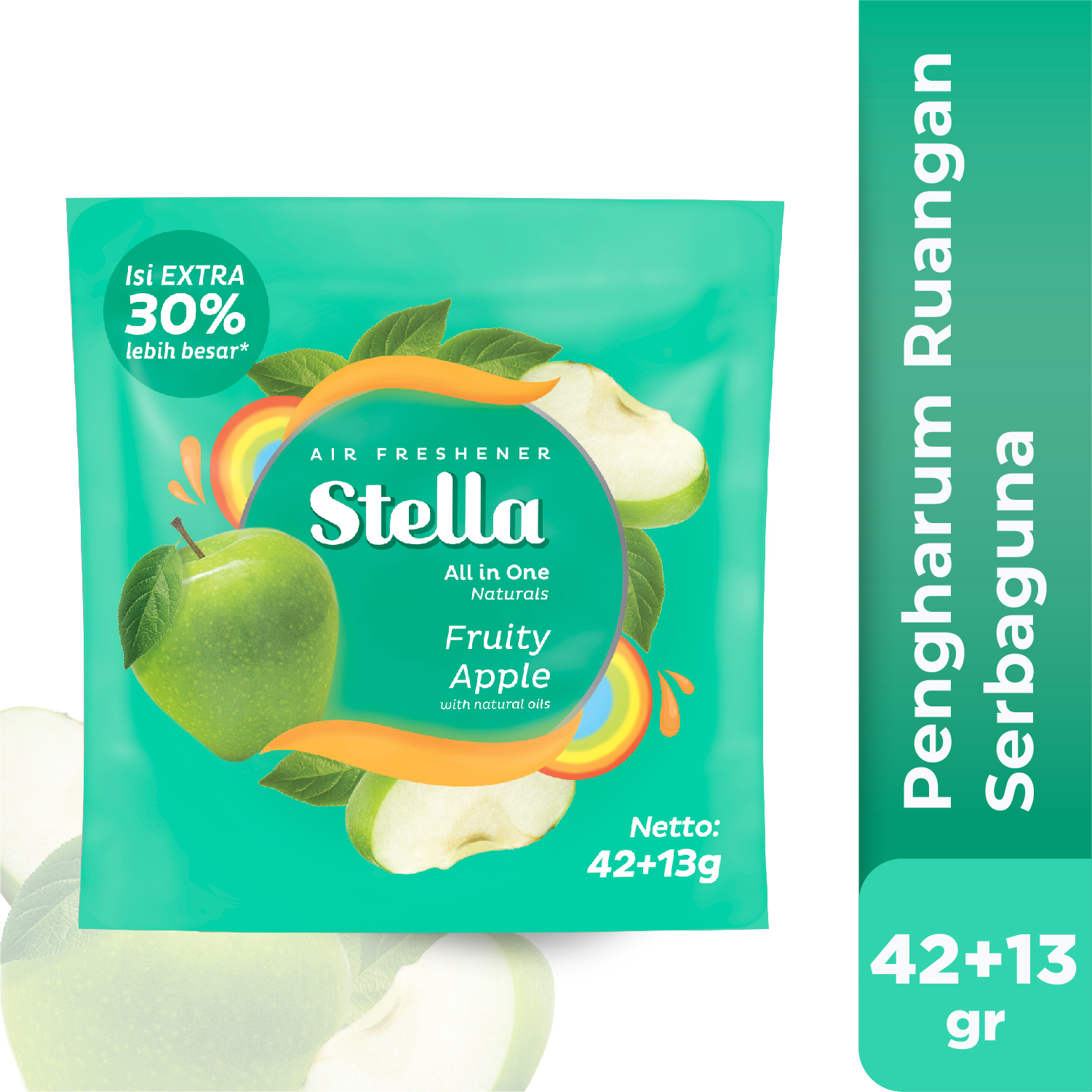 Stella All In One Fruity Apple 42+13gr - Pengharum Ruangan | Lazada ...