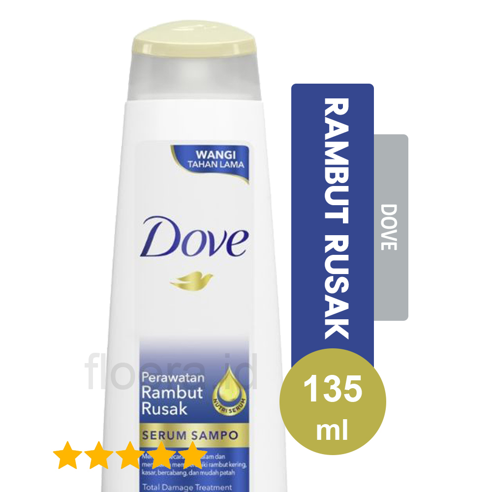 Dove Shampo anti ketombe, rambut rusak 135ml/70ml ,dove shampo rambut ...