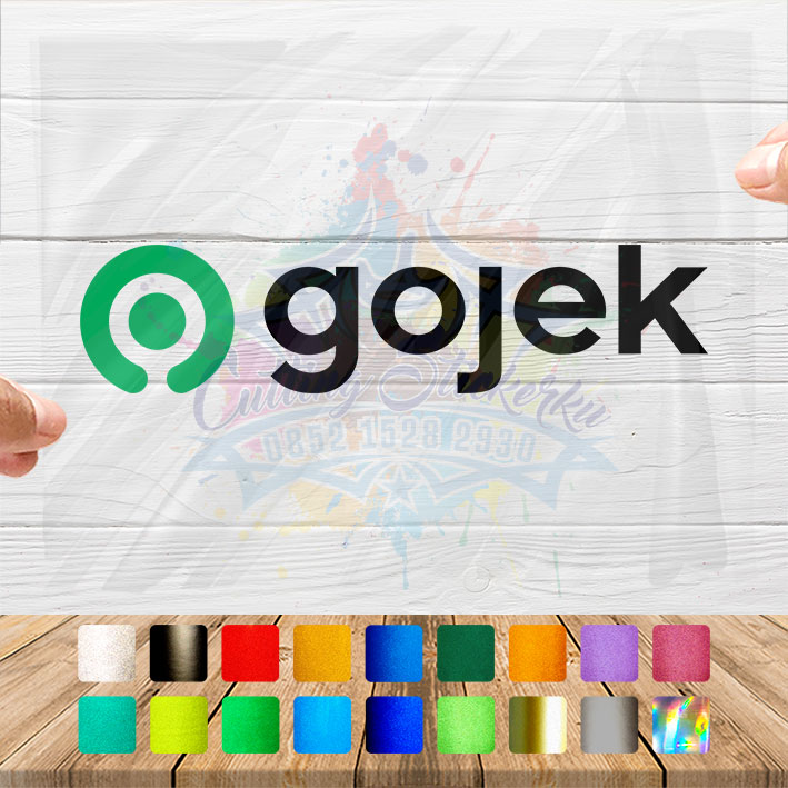 Cutting Stiker Gojek Variasi Motor Mobil Sticker Helm Keren | Lazada ...