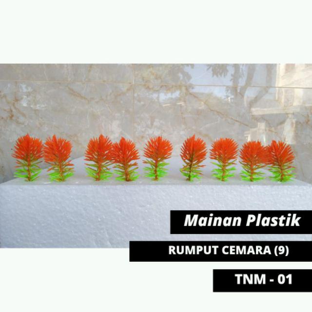 TNM 01 - CAKE TOPPER HIASAN KUE RUMPUT CEMARA (isi 9) | Lazada Indonesia