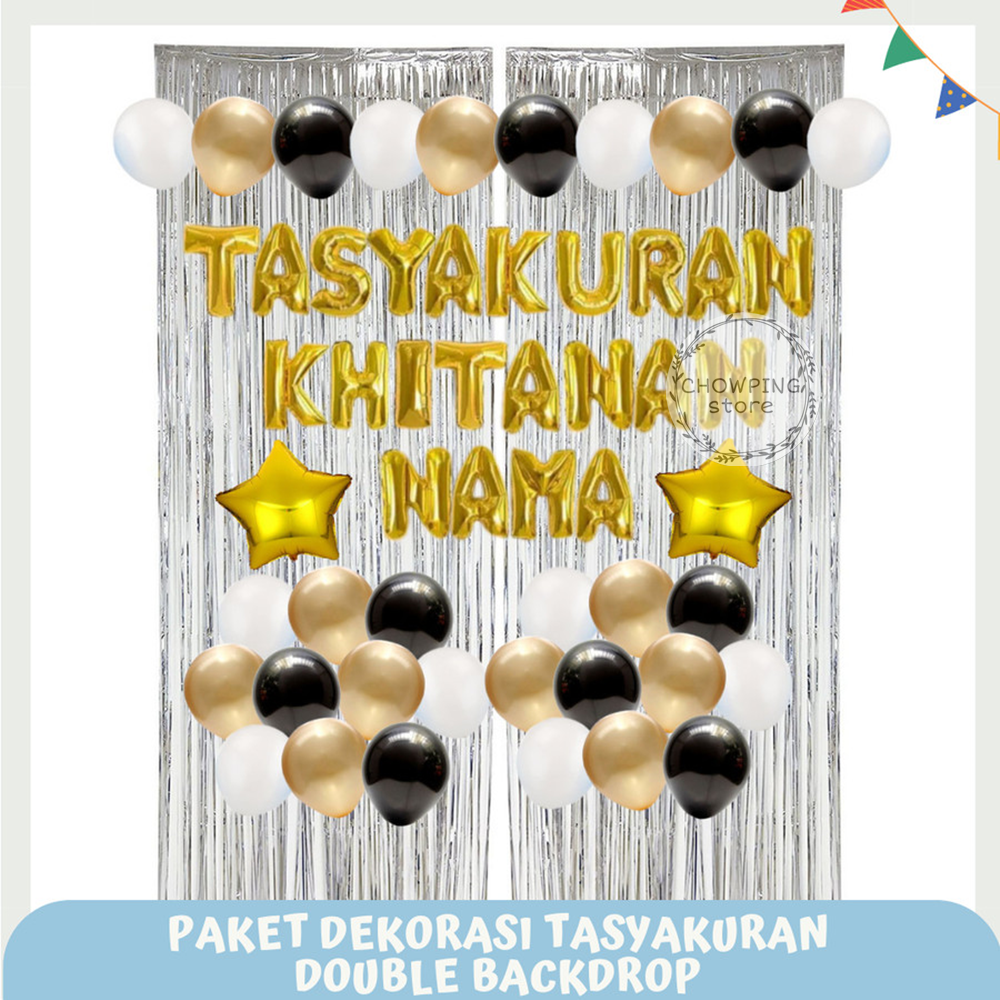 Paket Dekorasi Balon Backdrop Acara Tasyukuran Khitanan Sunatan Anak 02 ...