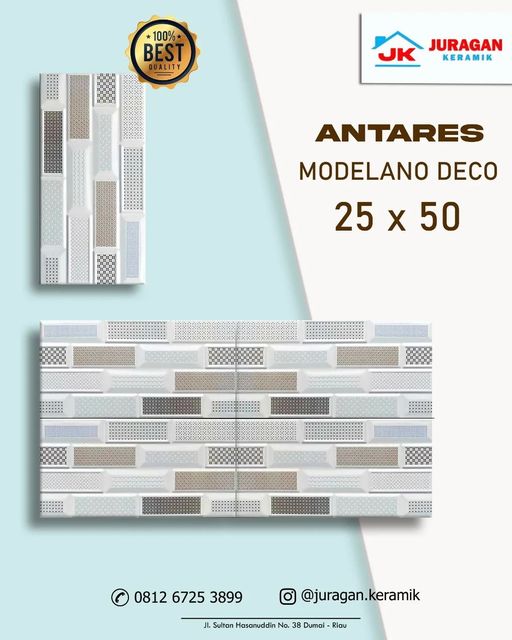 Keramik Dinding Motif Bata 25x50 MODELANO SERIES -ANTARES- Glossy&Emboss | Lazada Indonesia