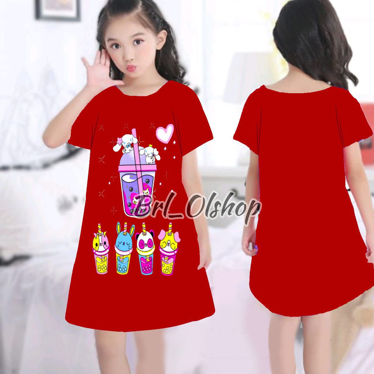 Daster anak perempuan murah | Dress anak perempuan | Daster boba ...