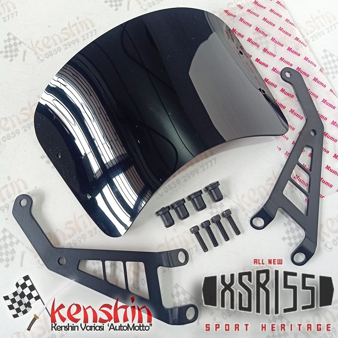 Fly Screen Visor Replika ORI Genuine Yamaha XSR 155 XSR155 Model TOPI ...