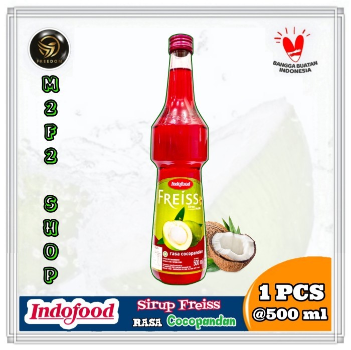 Sirup Manis Indofood FREISS Rasa Cocopandan - 500 ml (Kemasan Satuan ...