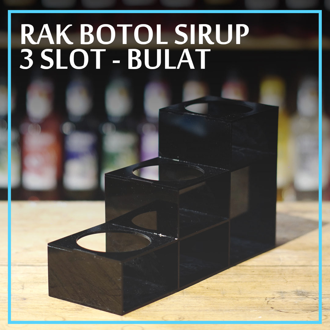 Rak Botol Sirup Akrilik Isi 3 | Lazada Indonesia