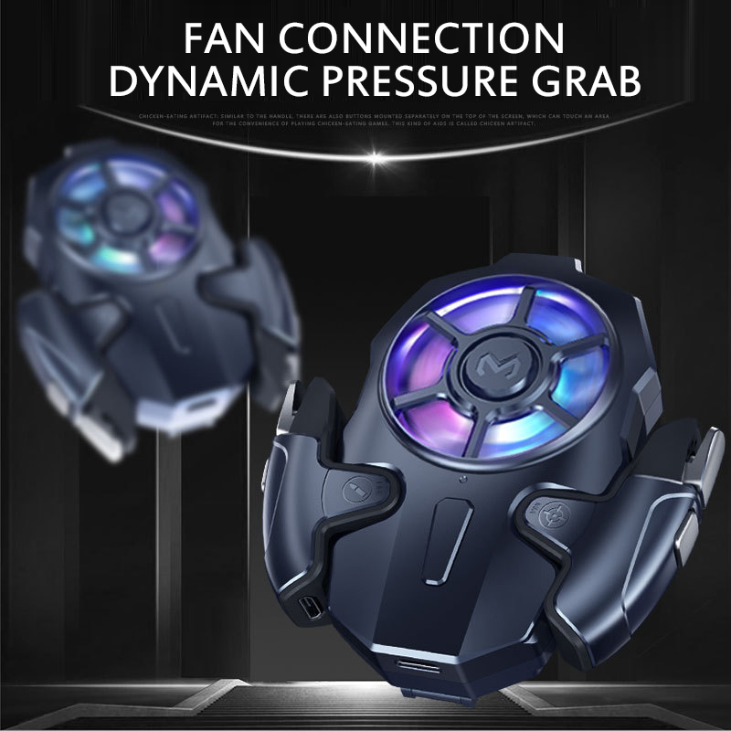 Temoo 2 IN 1 AK03ชาร์จจอยเกมพร้อมพัดลมทำความเย็นMultifunctionอุปกรณ์ปรับระยะได้ต่ำเสียงรบกวน ...
