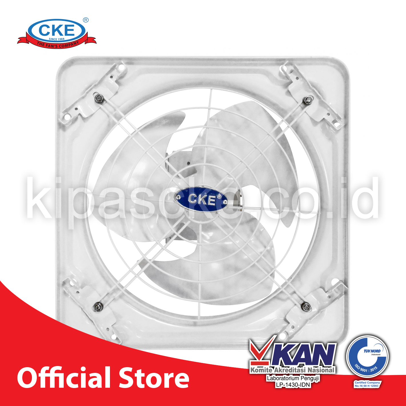 CKE Eksos Fan ESN-30-6D-YL 12 Inch Eksos Dinding Blower Gedung | Lazada ...