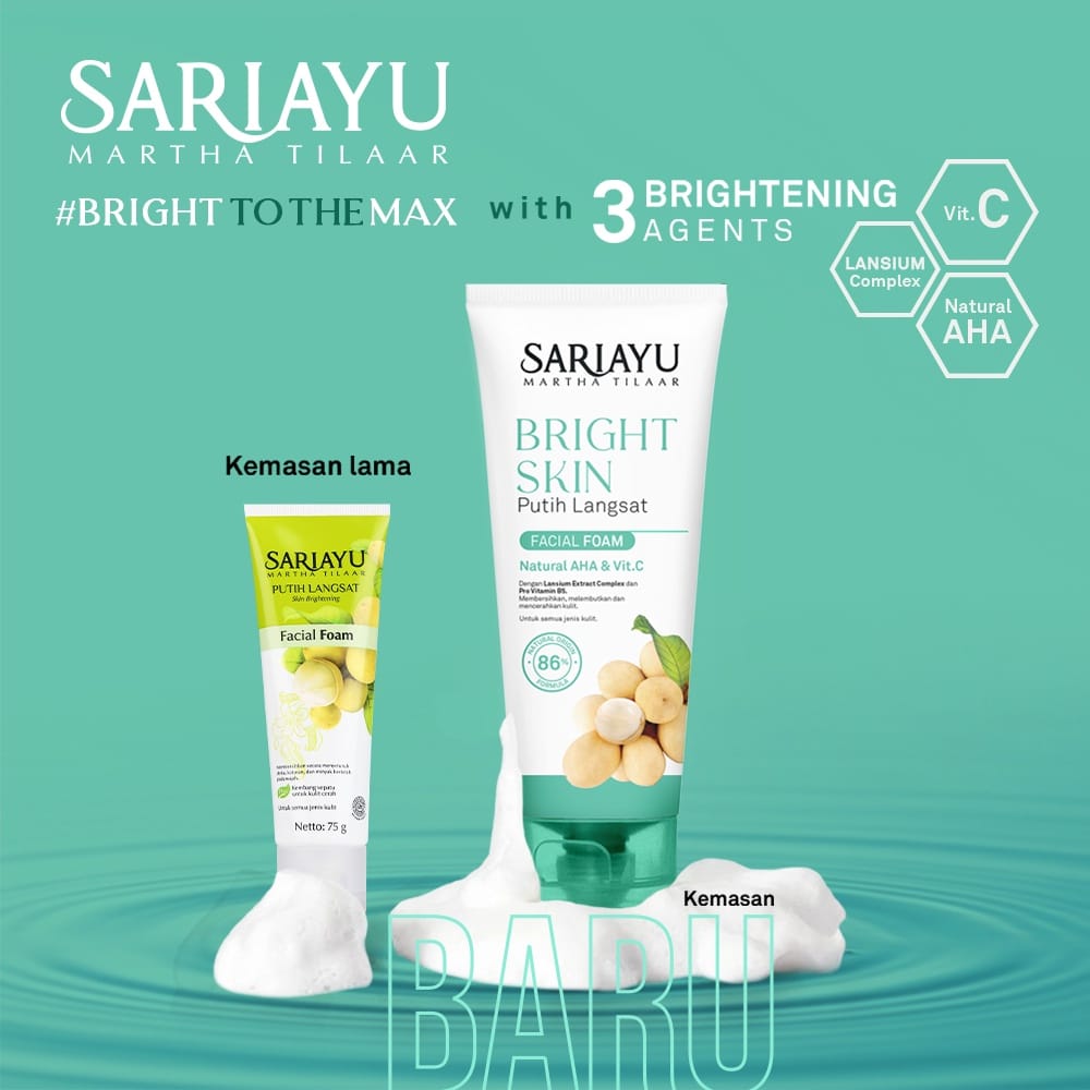 SARIAYU Putih Langsat Facial Foam Bright Skin 75 gr Sari Ayu/ Original 100% / BPOM | Lazada ...