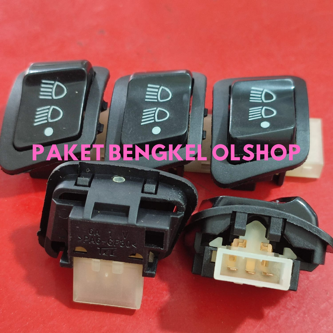 5 PCS Tombol/Saklar Dim Motor 3 Titik | Lazada Indonesia