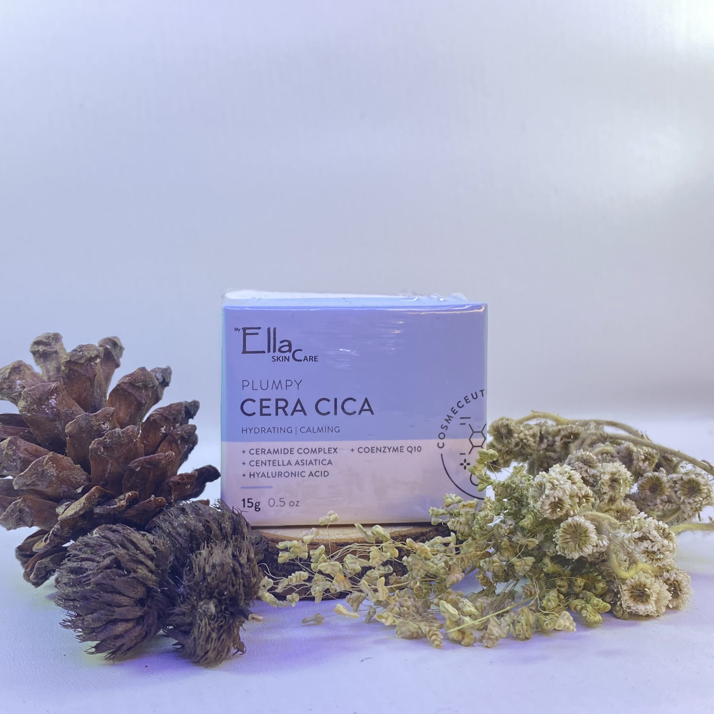 Ella Skincare Plumpy Cera Cica with Ceramide Complex, Mugwort, dan ...