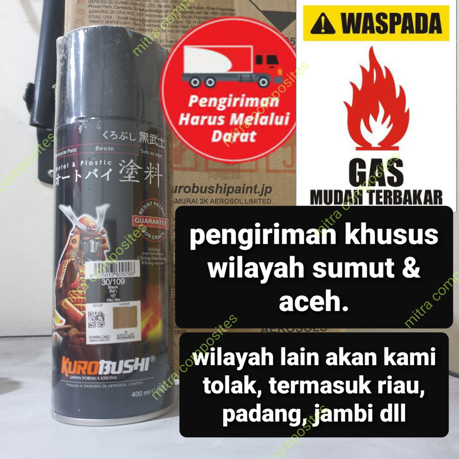 Cat Semprot Hitam Samurai Paint 109 | Lazada Indonesia