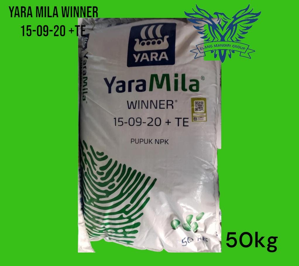 Karungan Pupuk Npk Yara Mila Winner 15-09-20+TE 50Kg Pupuk Majemuk Pada ...