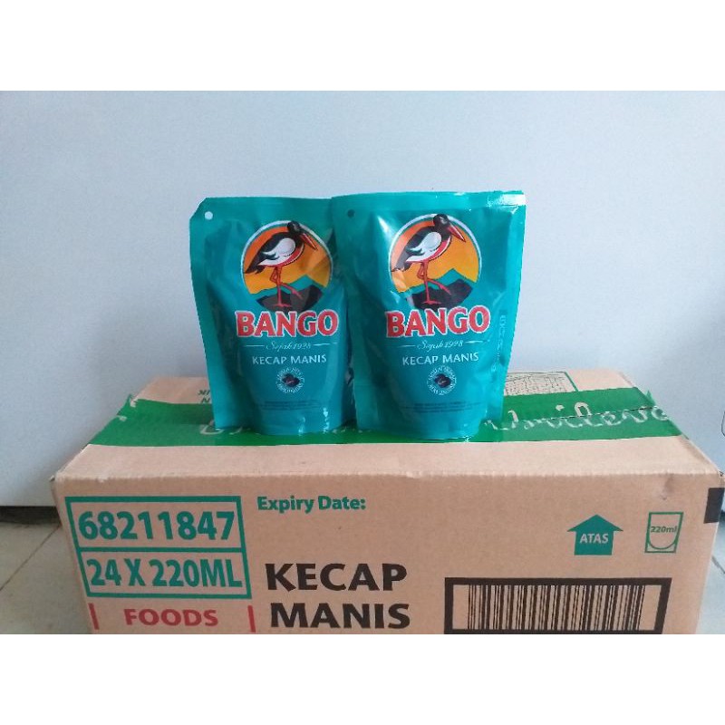 BANGO Kecap Manis Refill eceran Rp 10.000 / 200ml/265 gram 1 Dus ...