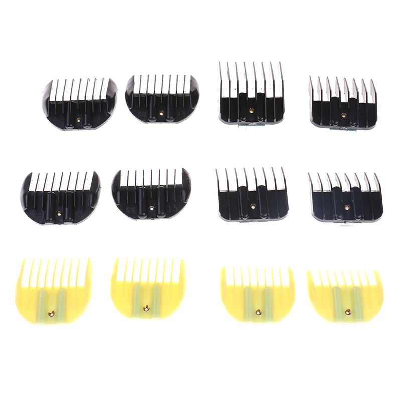 Lofty White Gou 4Pcs Universal Hair Clipper Limit Comb Guide Attachment Size Barber Replacement ...