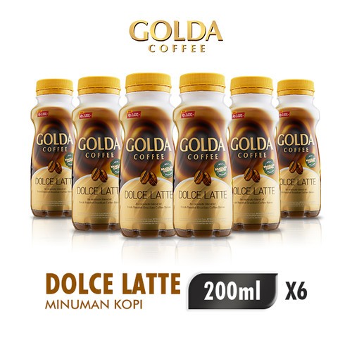 Golda Minuman Kopi Dolce Latte 200 ml x 6 pcs | Lazada Indonesia