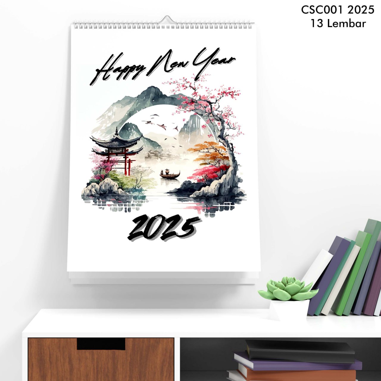 Kalender Dinding 2025 Kalender Unik Motif Kalender Spiral 2025 ...