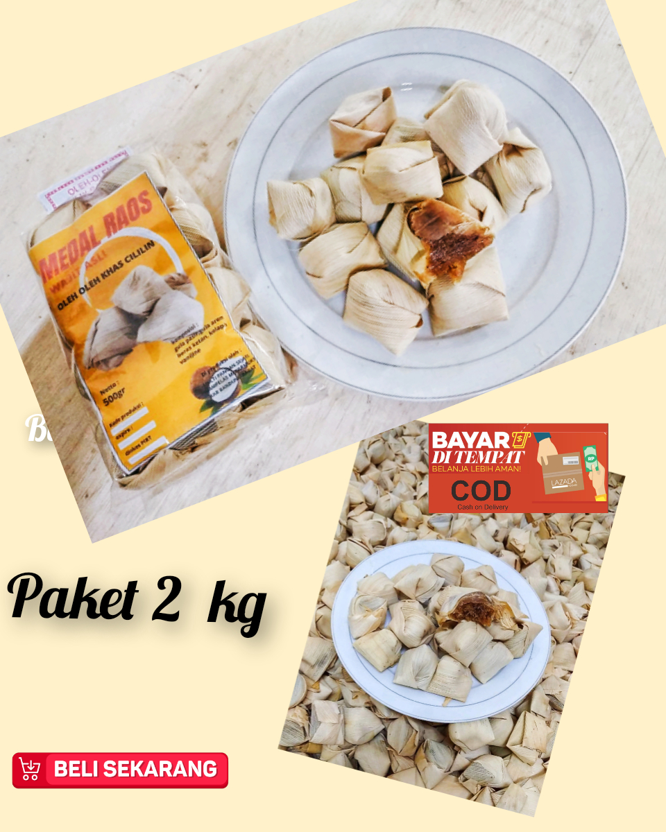 WAJIT ASLI CILILIN BANDUNG PAKET 2 KG/WAJIK KETAN BANDUNG ORIGINAL OLEH ...