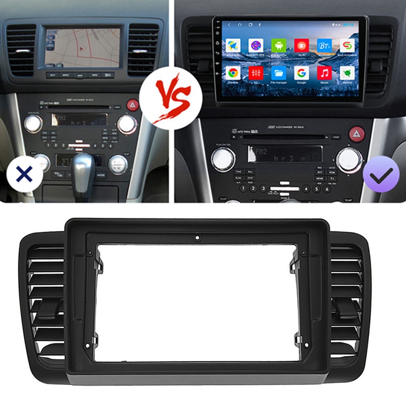 9 Inch Car Fascia for Subaru Outback Legacy 2004-2009 Stereo Fascias ...